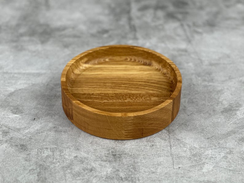 White Oak Circle Valet Desk Organizer for Office Supplies Eco-friendly ...