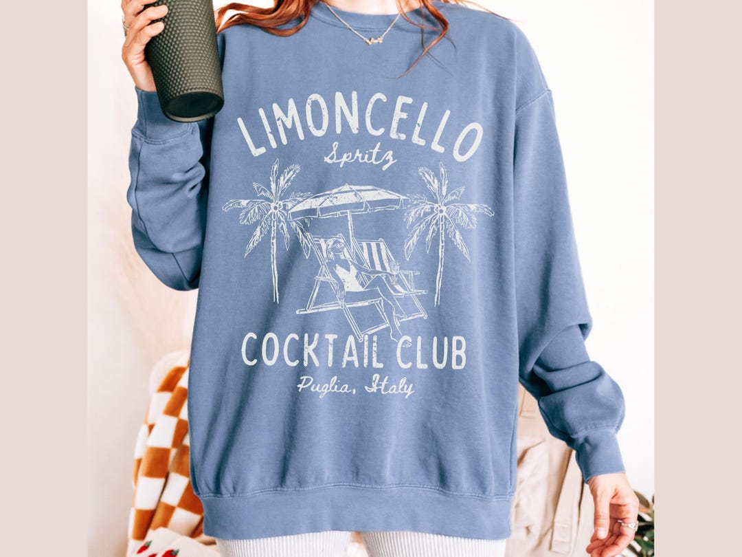 Limoncello Spritz Comfort Colors Sweatshirt Lemoncello Sweater Tomato ...