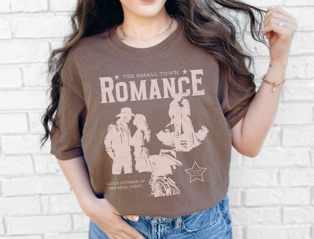 Cowboy Romance Shirt Romance Reader Shirt Western Romance Shirt Vintage ...