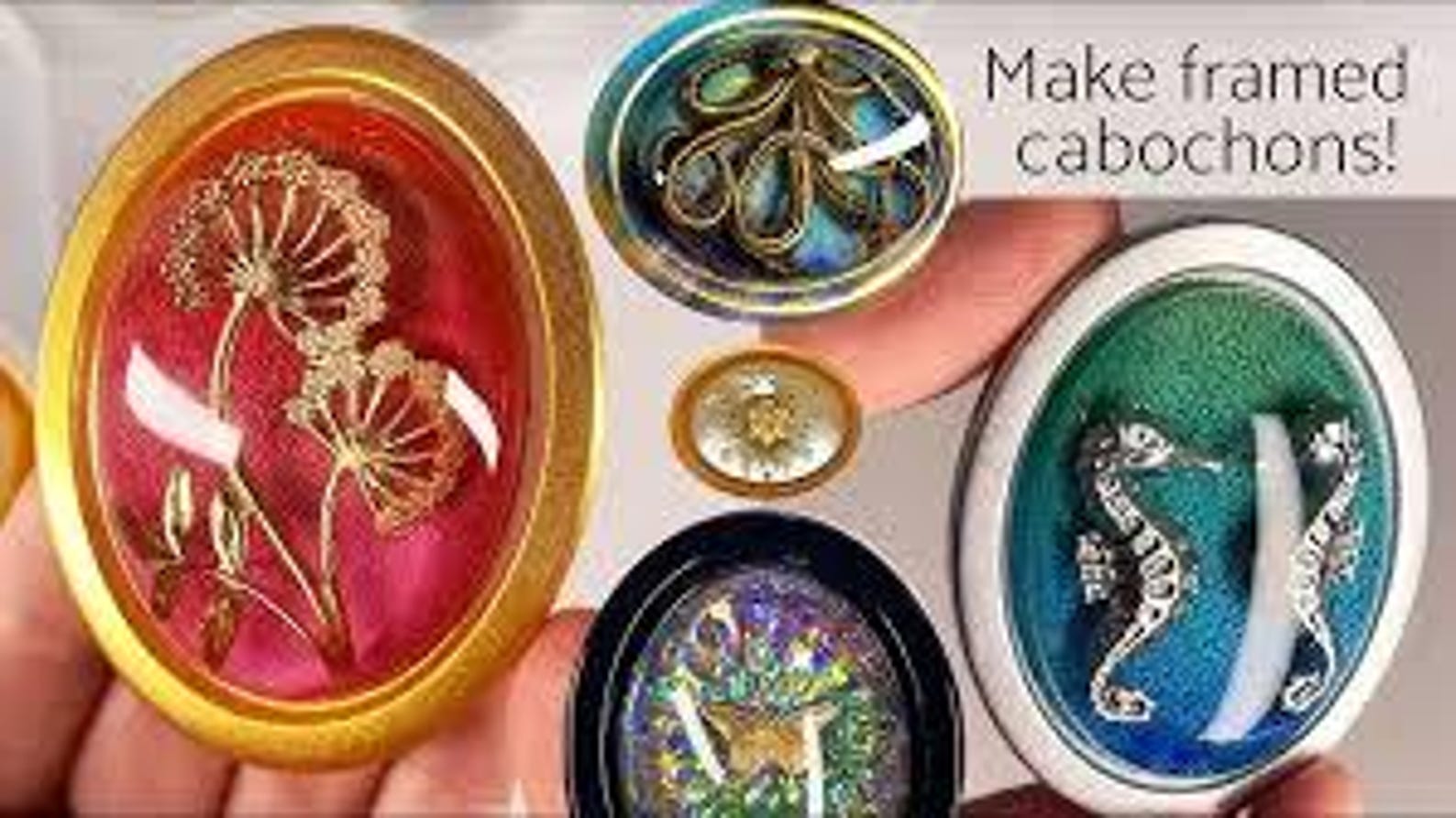 How to Make Cabochons PDF Tutorial | DIY Jewellery -making Guide for ...
