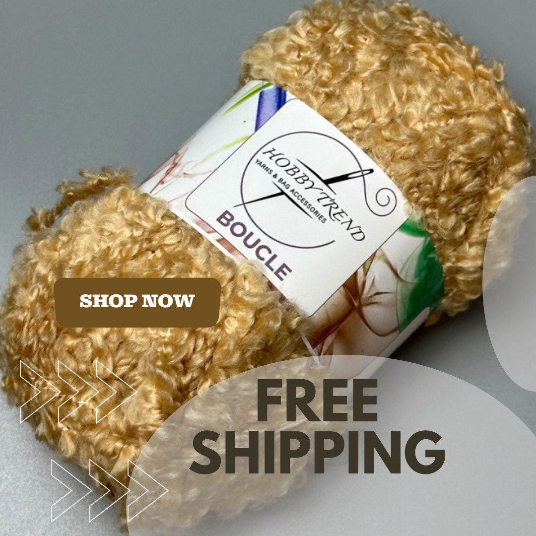 Luxurious Yarn Boucle for Textured Projects - Etsy