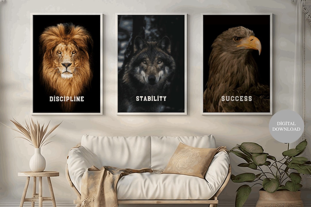 Motivational Wall Art, Animal Printable Wall Art,printable Wall Art ...