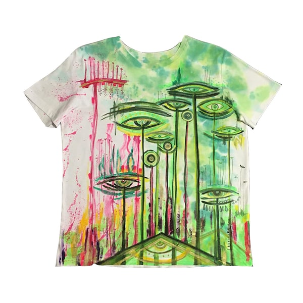 Hand Painted T Shirt - Etsy