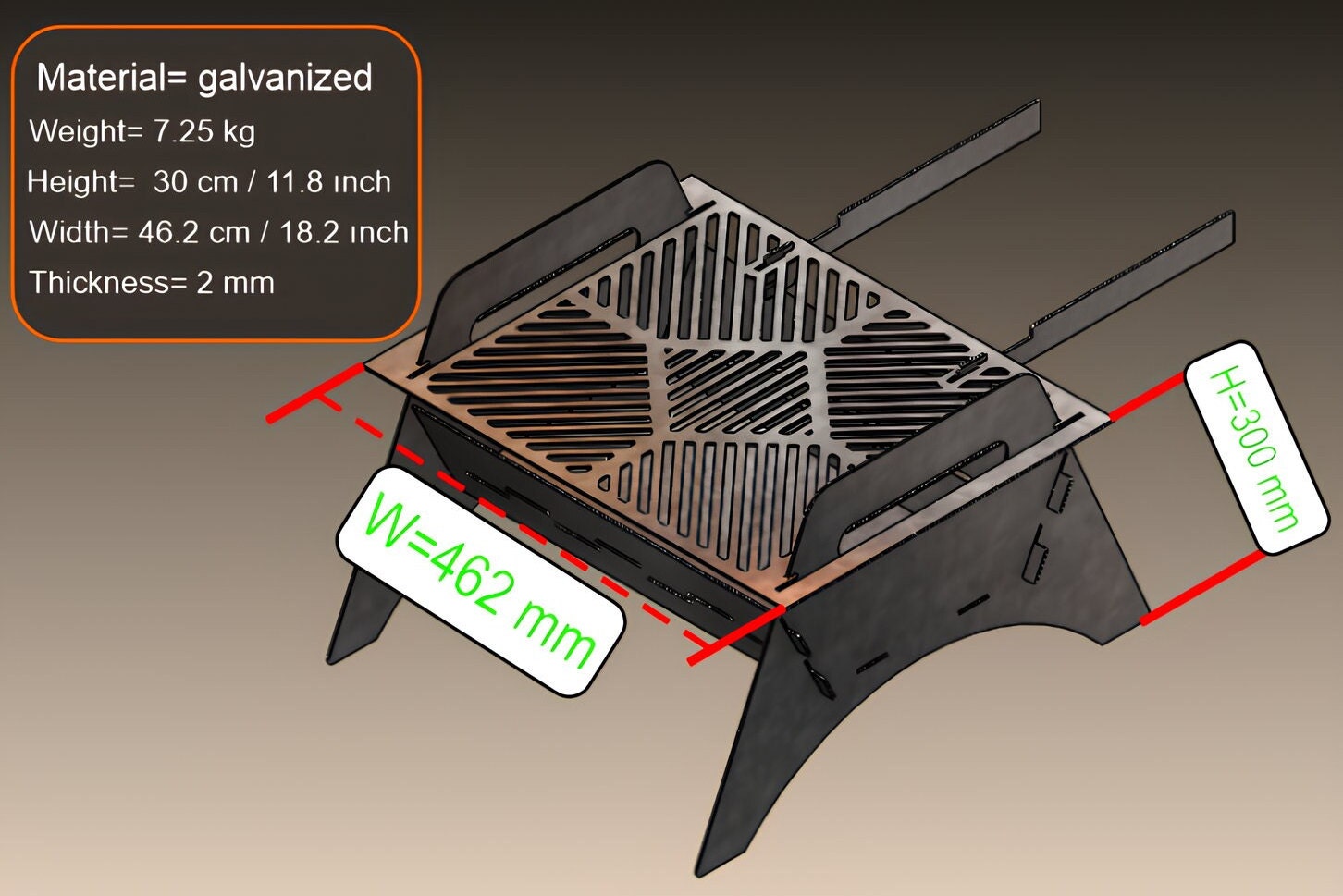 Fire Pit,bbq Barbecue Dxf Files for Laser, Grill Fire Pit, Mangal ...