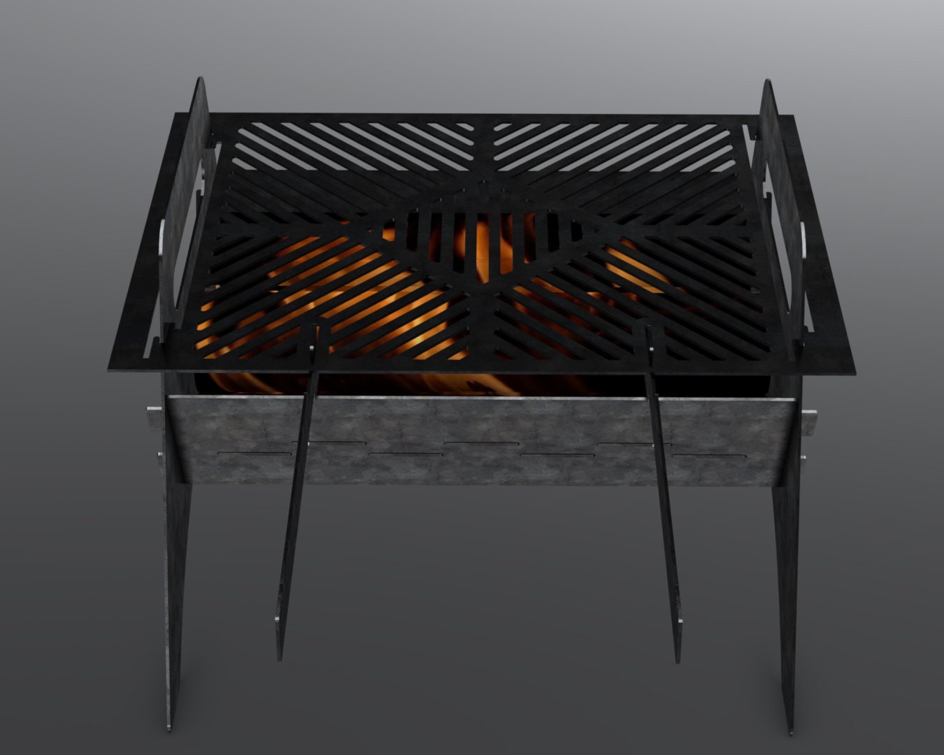 Fire Pit,bbq Barbecue Dxf Files for Laser, Grill Fire Pit, Mangal ...