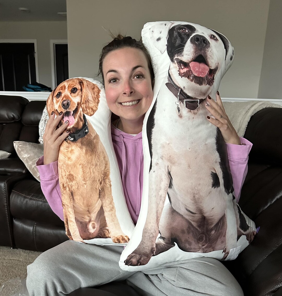 Custom Pet Pillow - 3D Personalized Pet Pillow From Photo - Dog/cat ...