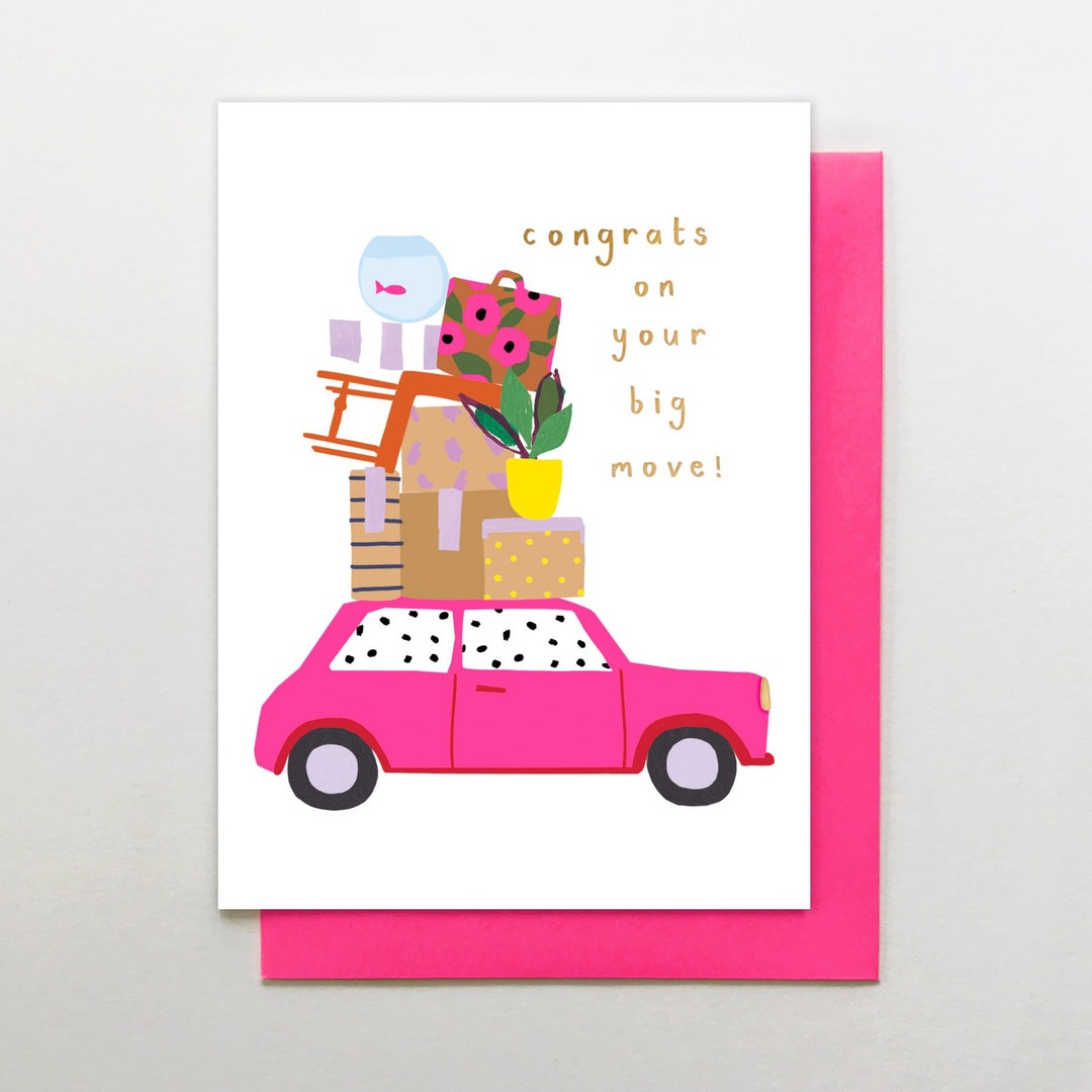 Congrats on Your Big Move - Etsy