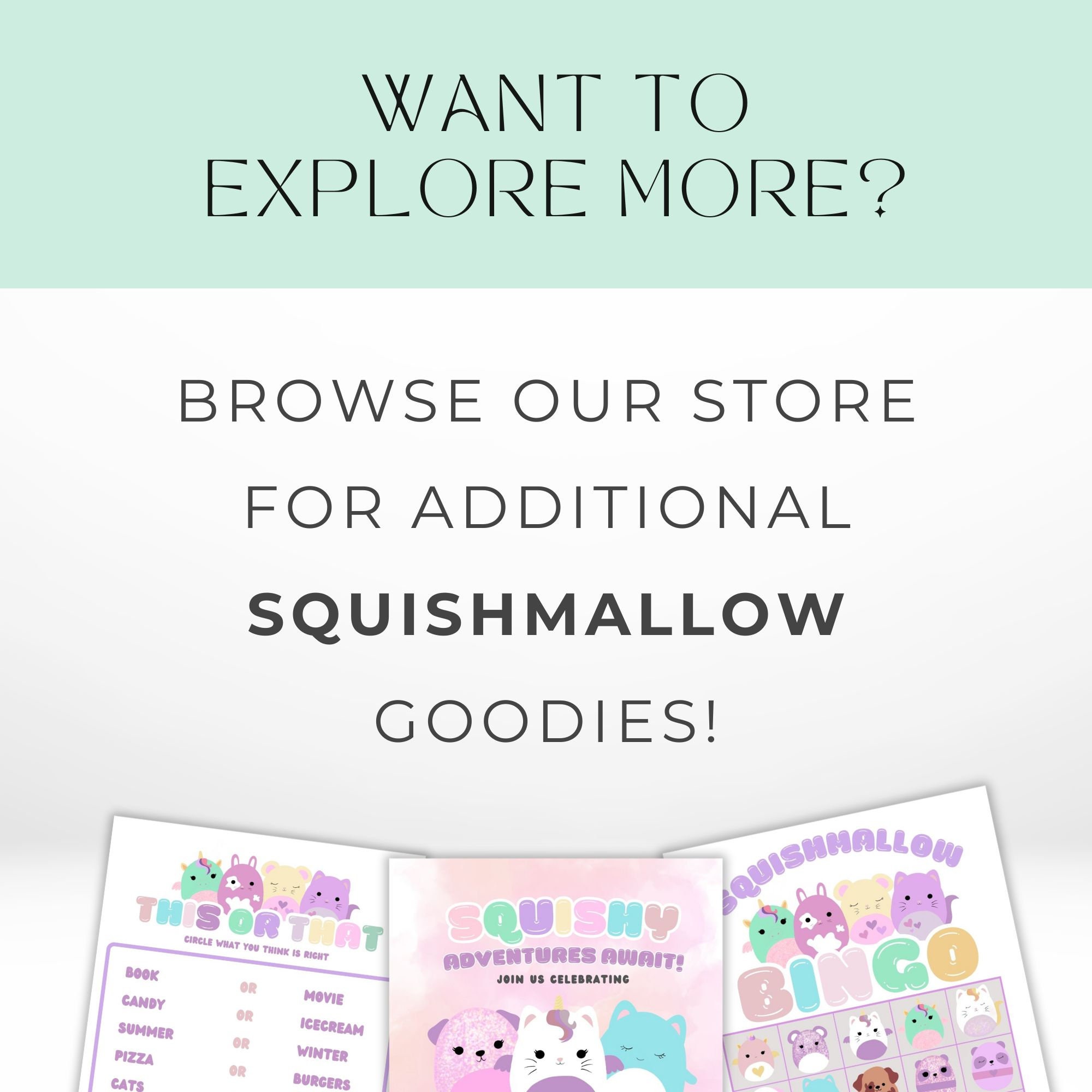 Squishmallow Birthday Party Game What's Your Squishmallow Name ...