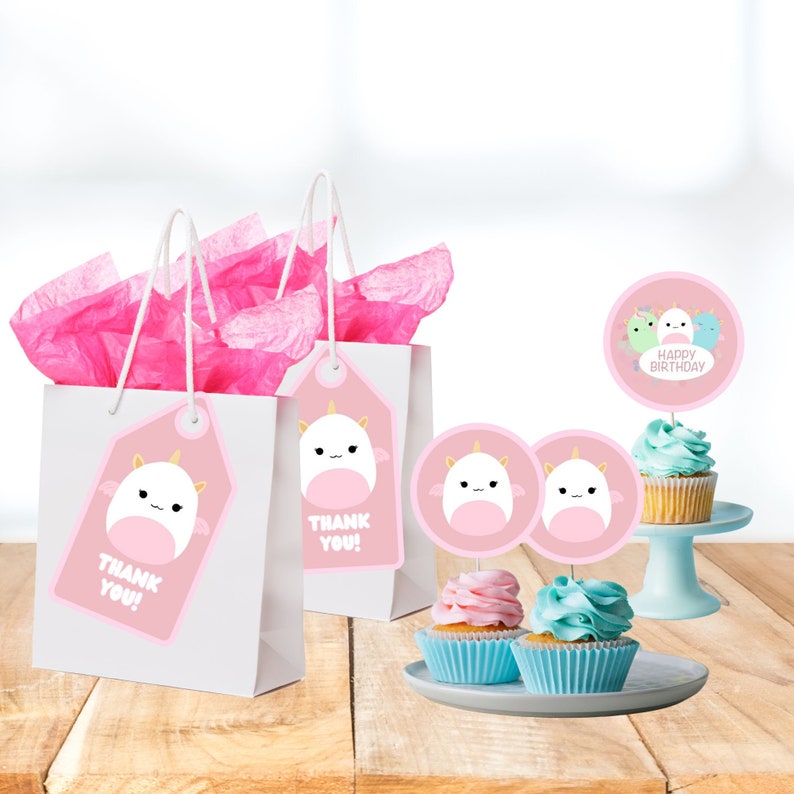 Editable Squishmallow Birthday Party Bundle Squishmallow Squishy ...