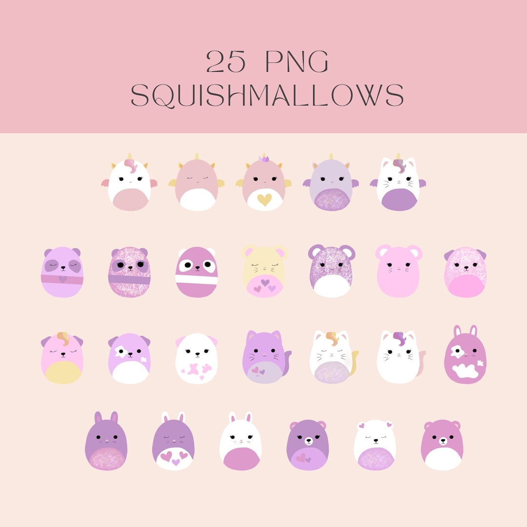 Squishmallows PNG Clipart Images Transparent Backgrounds Instant ...