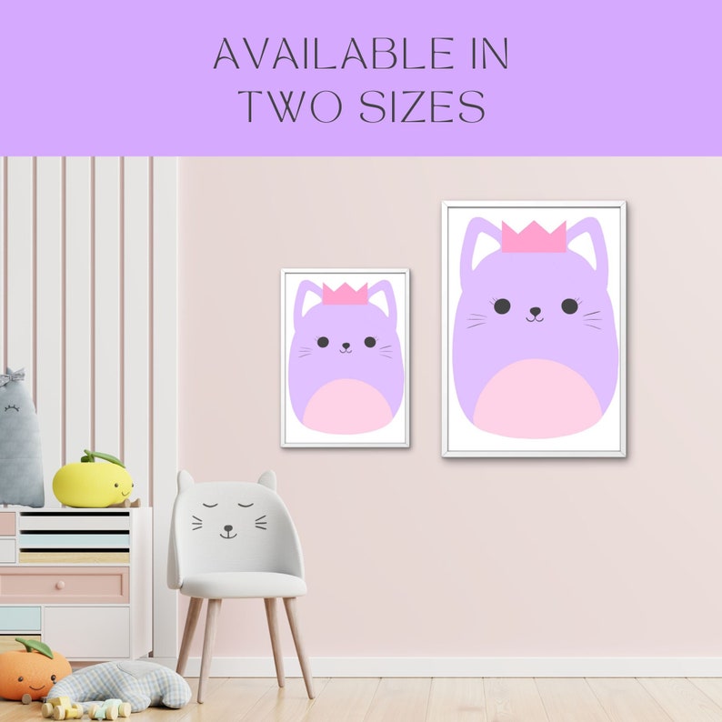 Squishmallow Birthday Party Game Pin the Crown on the Squishmallow ...