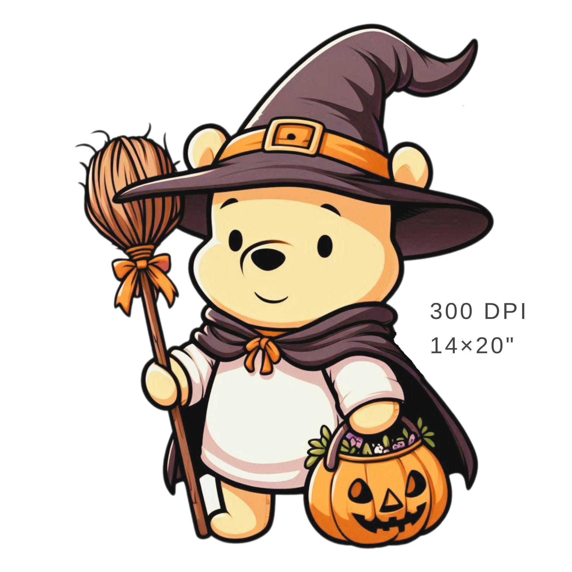 Winnie the Pooh Png Halloween Ghost Png Cutest Bear Halloween Png ...