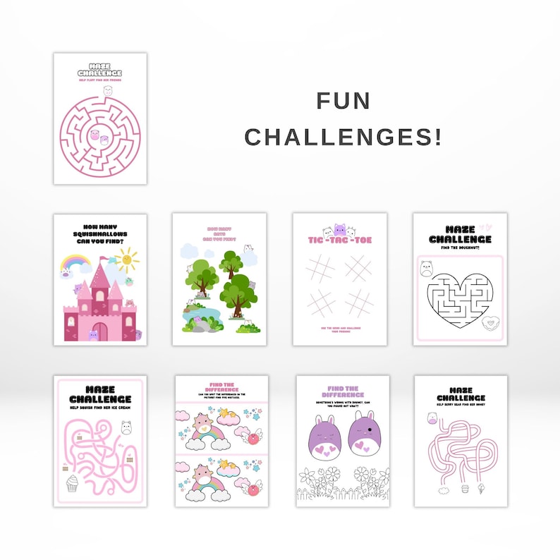 Printable Birthday Activity and Coloring Sheets Squishmallow Birthday ...