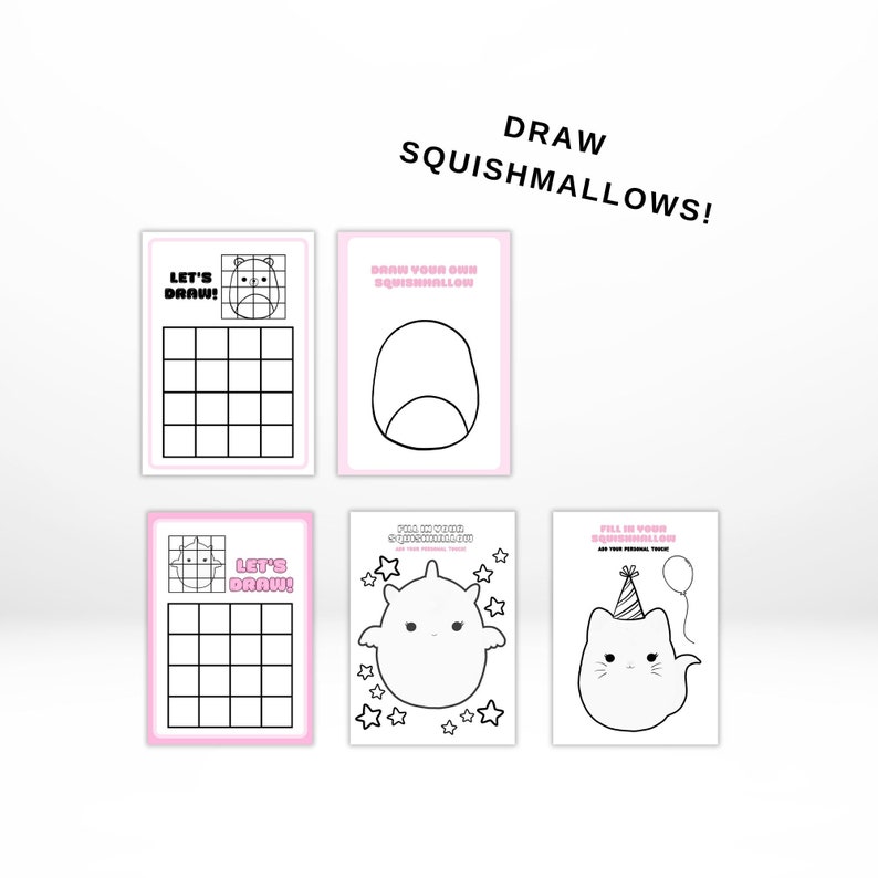 Printable Birthday Activity and Coloring Sheets Squishmallow Birthday ...