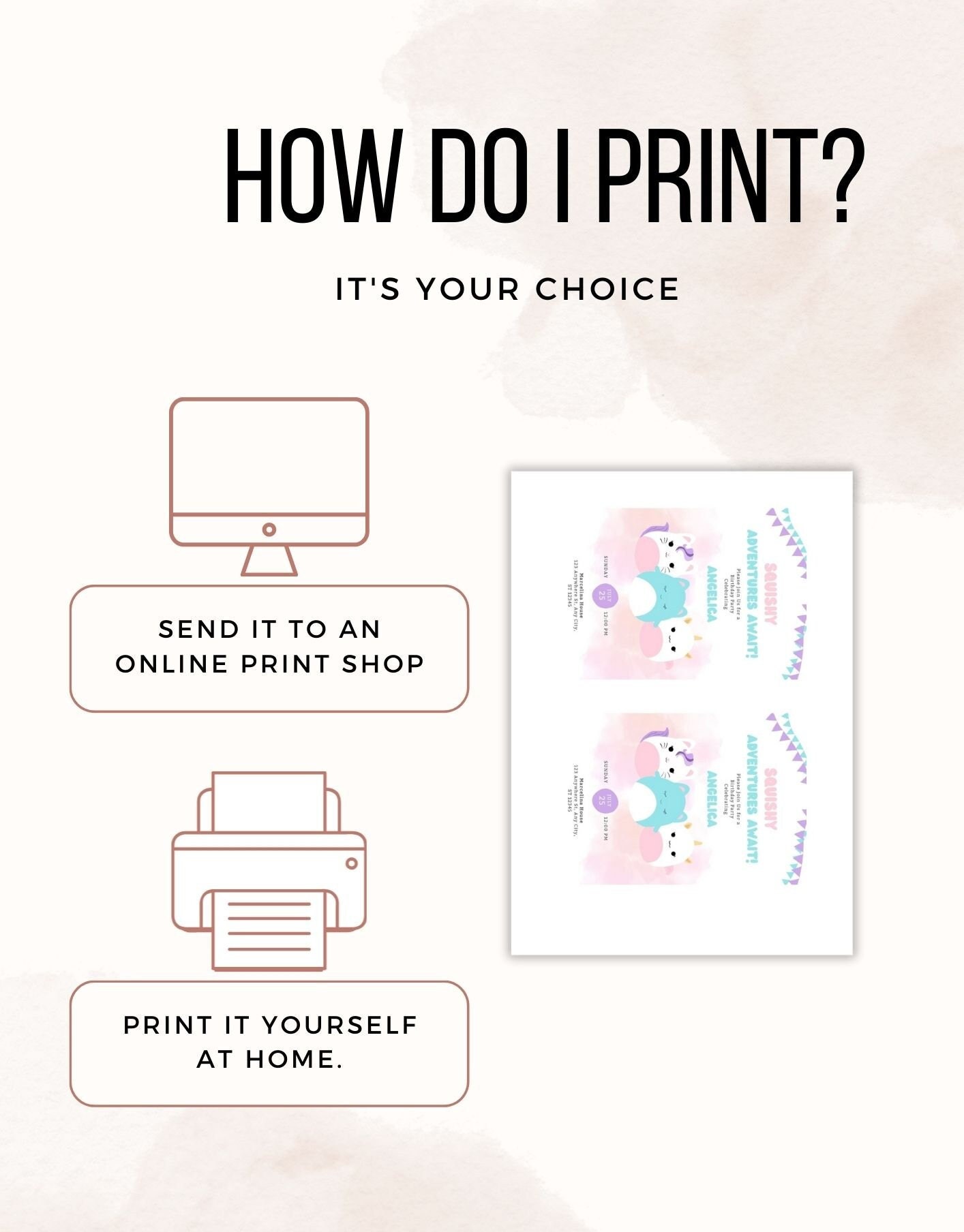 Editable Squishmallow Birthday Invitation Pink Squish on Over Instant ...