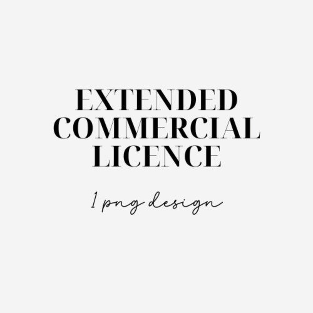 EXTENDED COMMERCIAL Licence (PNG) - Non-exclusive Extended Commercial ...