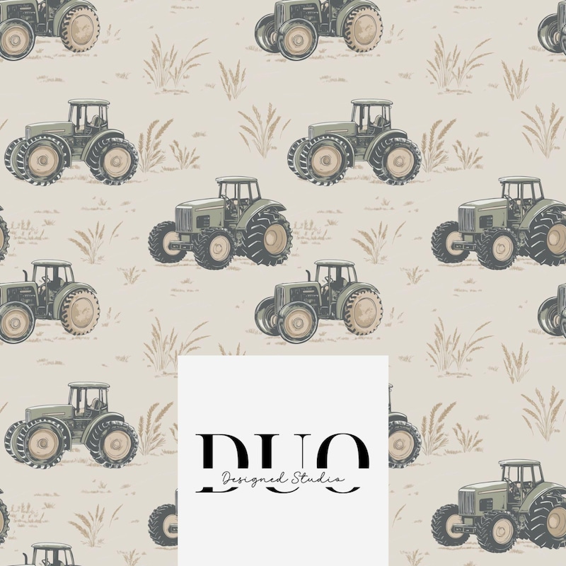 Tractor Fabric - Etsy