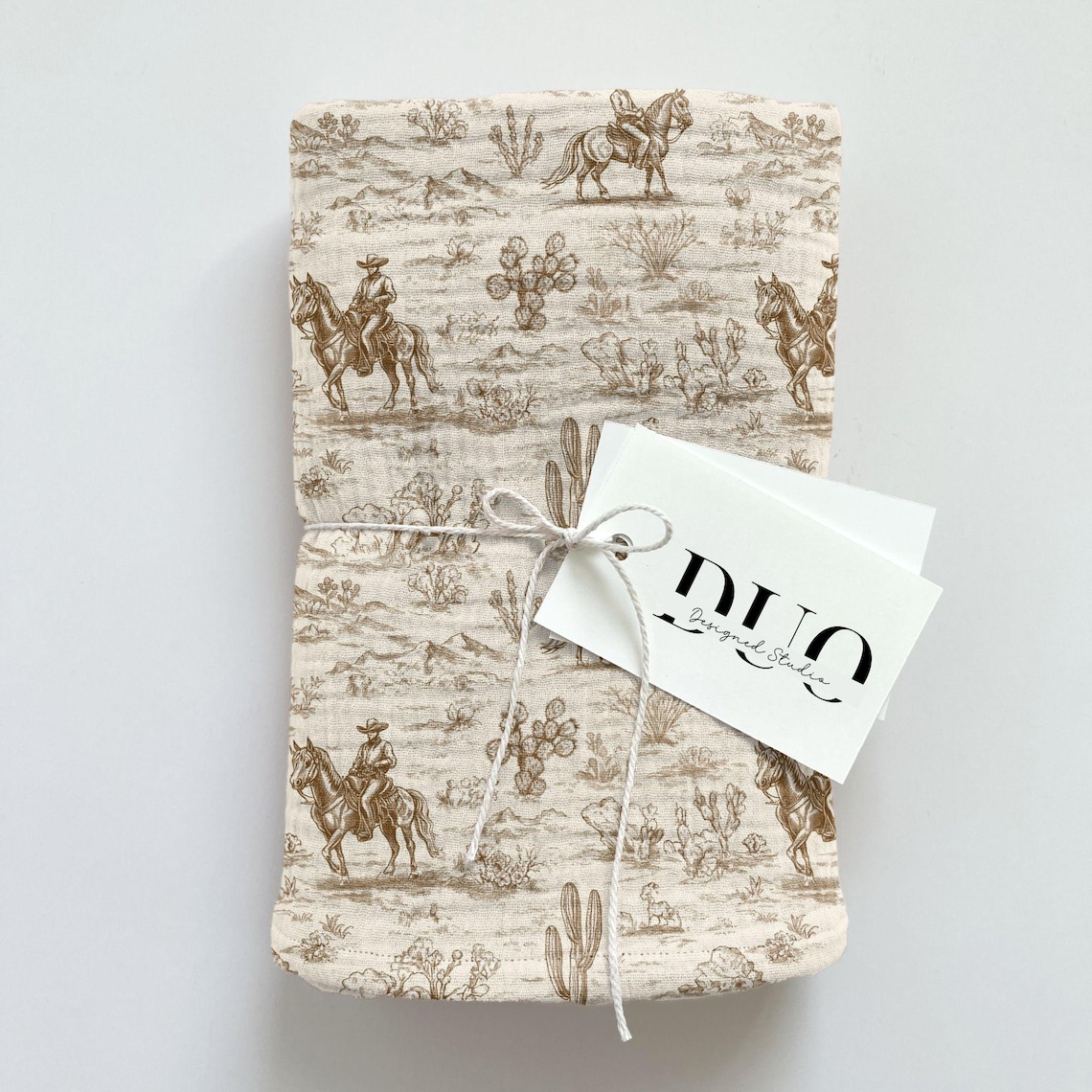 Toile Desert Cowboys Seamless Pattern, Western Repeat Surface Pattern ...