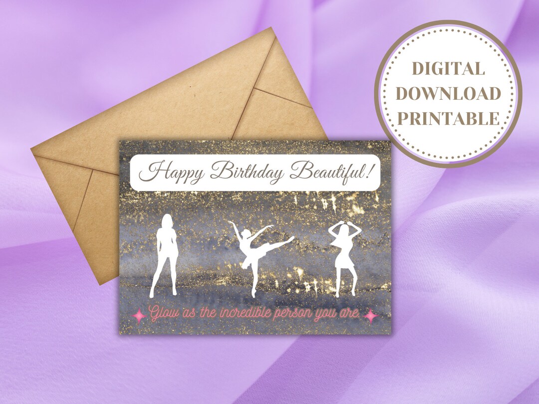 Happy Birthday Beautiful Card, Best Friend Card, Printable Card ...