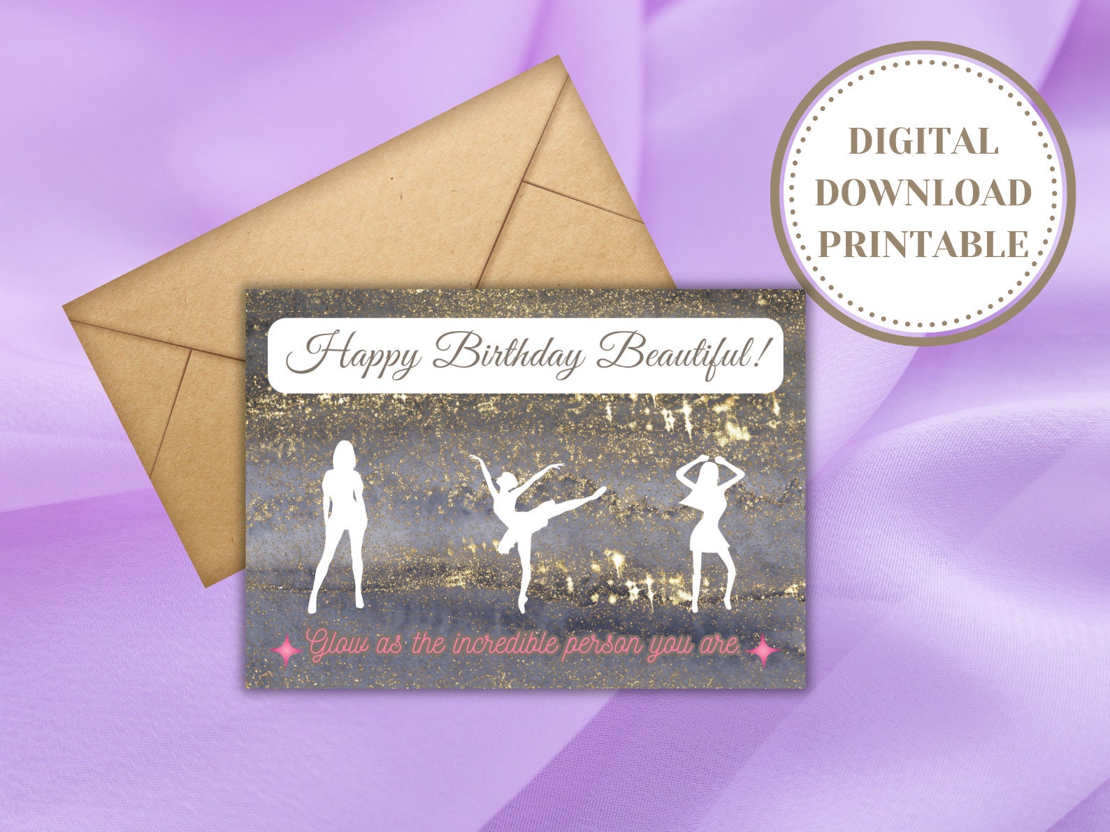 Happy Birthday Beautiful Card, Best Friend Card, Printable Card ...
