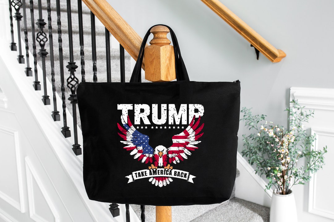Take America Back Tote Bag, Trump 2024 Tote Bag Gift, President Trump ...