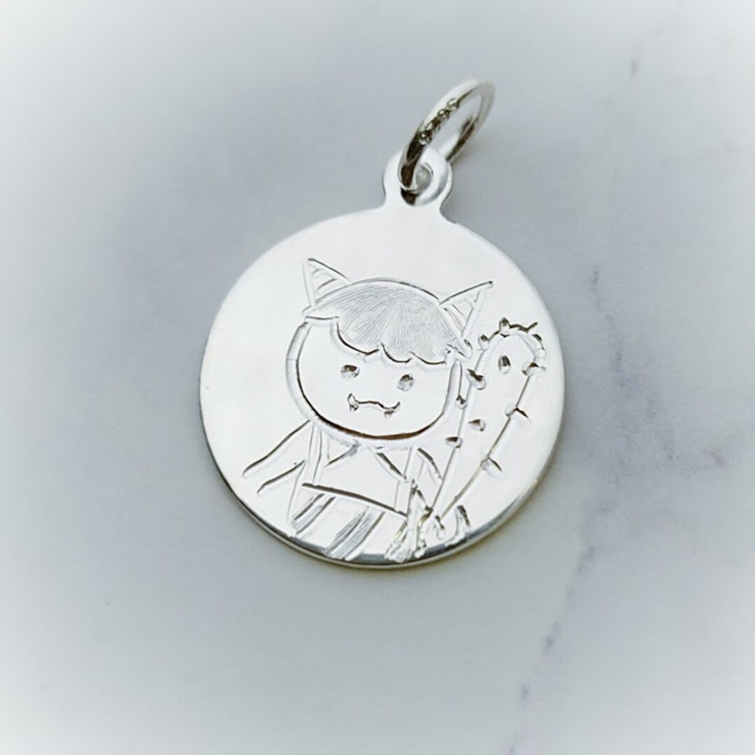 Nijisanji EN Vox Akuma Doujin ONIGIRI Handcrafted Engraving 2-sides ...