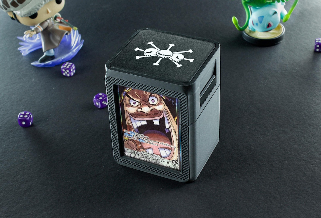 OPTCG - Deck Box (black) - Blackbeard Pirates - Etsy