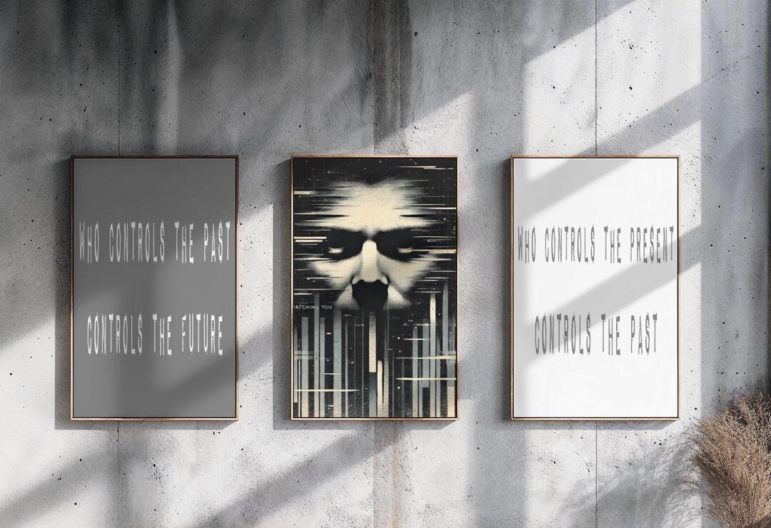 1984 George Orwell Dystopian Cold War Art Print Museum Quality Vintage ...