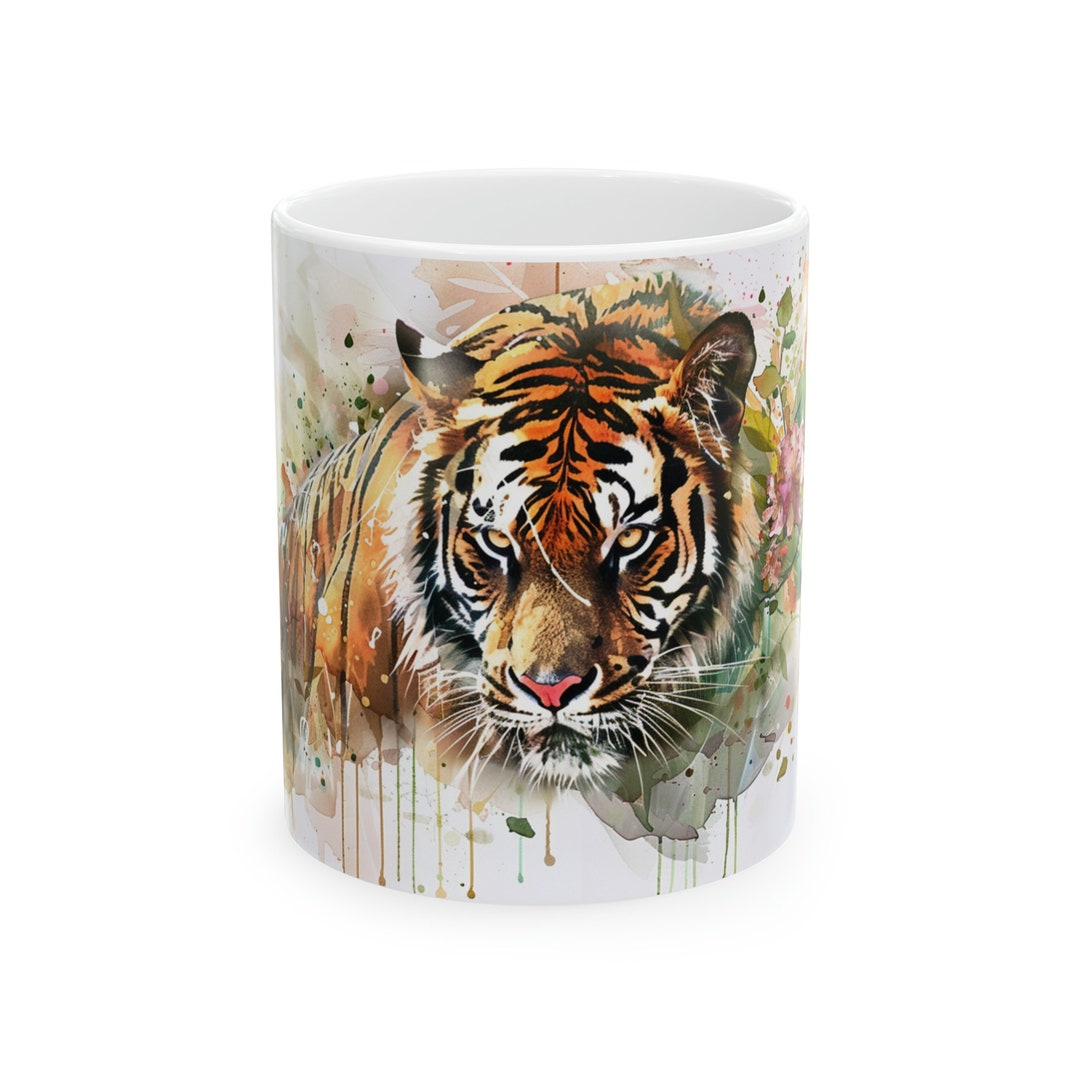 Bengal Tiger, Ceramic Mug, 11oz - Etsy
