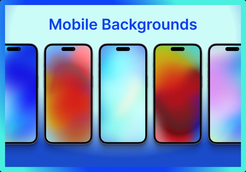 Mesh Gradient Wallpapers for Desktop and Mobile Screens - Etsy