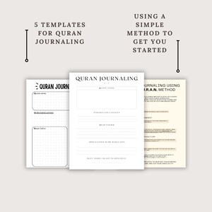 Quran Journaling Templates - Etsy