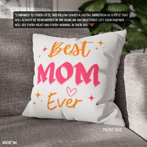 Custom Best Mom Pillow Decorative Pillow,heart Photo Cushion,gift for ...