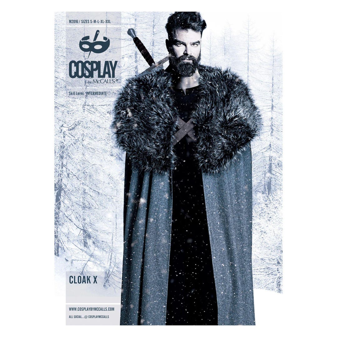 Sewing Pattern Cosplay Coat Mccalls M2016 X S-XXL - Etsy