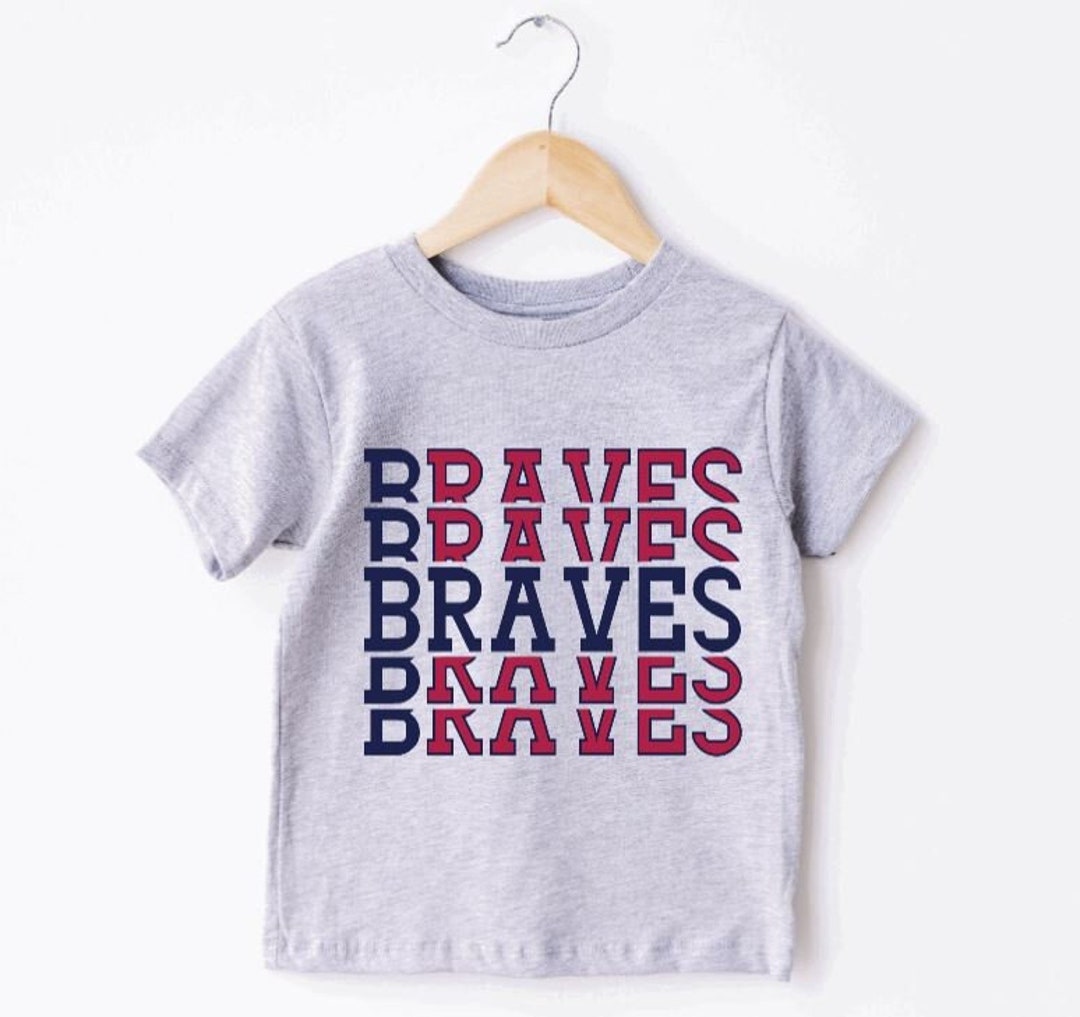 Custom Kids Stacked Brave Shirt, Toddler/youth Brave Stacked - Etsy