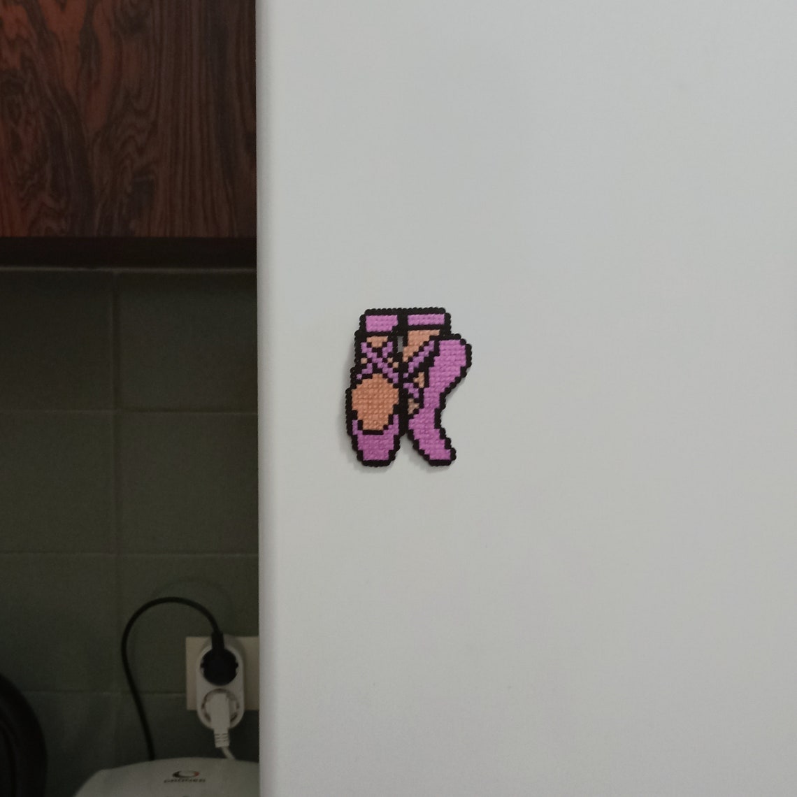 Pointes Ballet Shoes Mini Pixel Art Keychain - Etsy