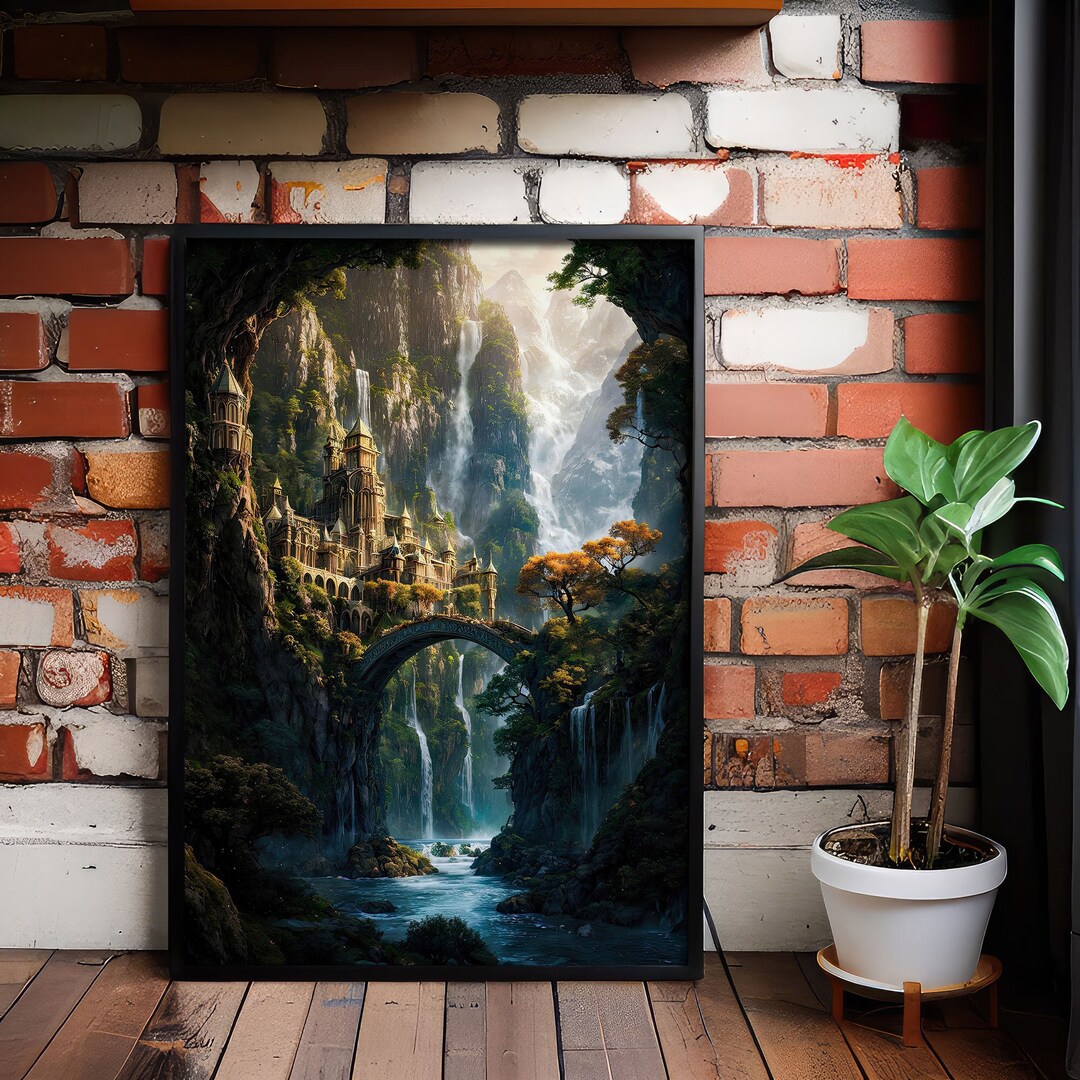 Lord of the Rings Movie Poster Lord of the Rings Art Print Lotr Print ...