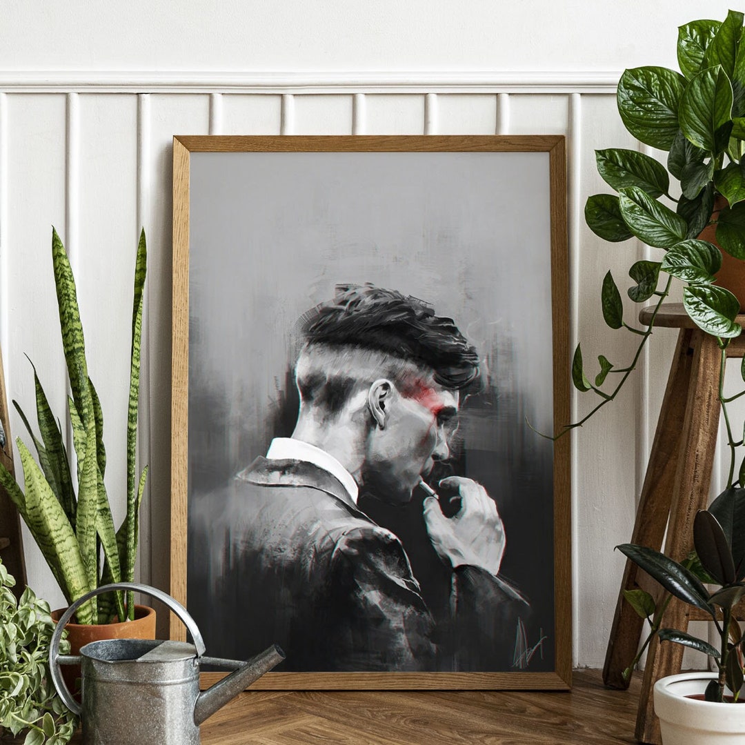 Peaky Blinders Canvas Poster Peaky Blinders Print Tommy Shelby Canvas ...