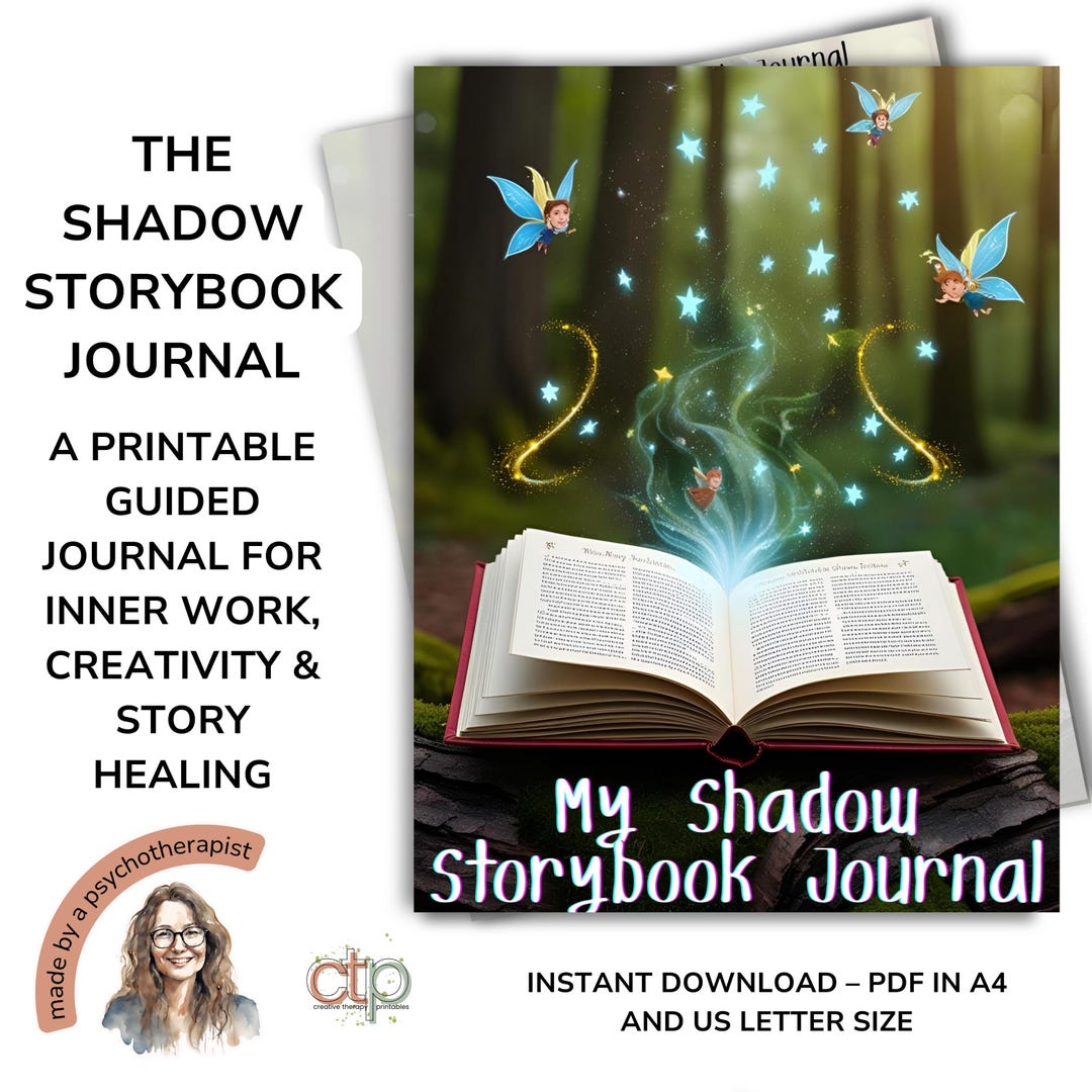Narrative Therapy; A Shadow Work Fairytale Journal: Printable Self ...