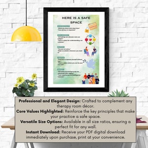 Safe Space Counselling Room Printable Poster Counsellor Contract Pdf ...
