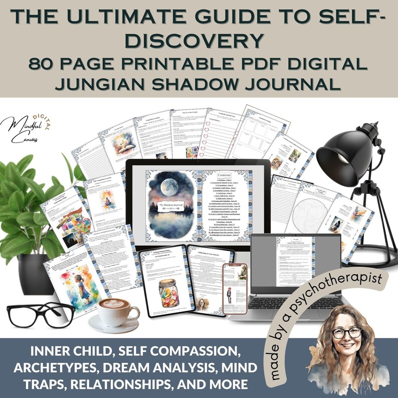 Shadow Work Journal PDF Printable A4 & US Letter Inner Child Healing ...