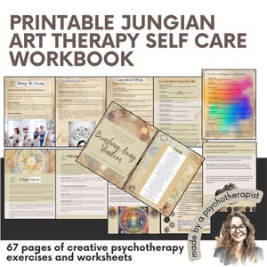 Art Therapy Creativity Workbook A Journey of Jungian Self-discovery ...