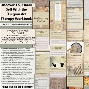 Art Therapy Creativity Workbook A Journey of Jungian Self-discovery ...