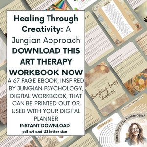 Art Therapy Creativity Workbook A Journey of Jungian Self-discovery ...