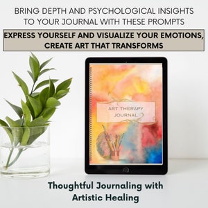 Art Therapy Journal: 50 Printable Prompts for Self-care and Mental ...