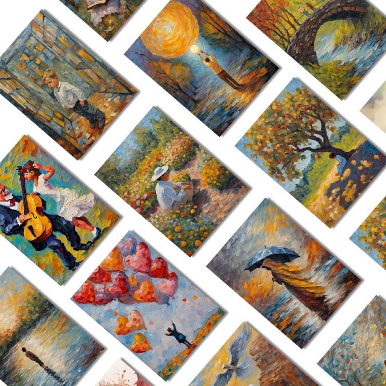Inner Child Oracle Cards: 50 Printable Therapy & Shadow Work Cards (PNG ...