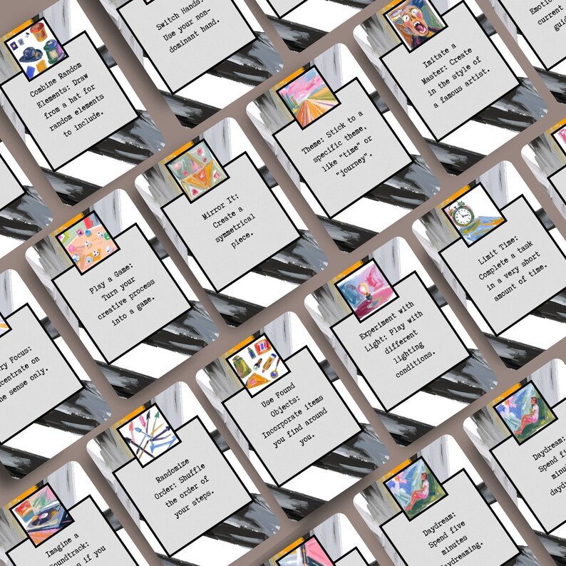 Printable Creative Ideas Cards Think Outside the Box Motivational ...