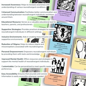 Neurodivergent Support Cards - ADHD + Autism Emotions and Feelings ...