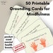 Grounding Mindfulness Cards, Printable Self Care Positive Thinking ...