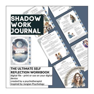 Shadow Work Journal PDF Printable A4 & US Letter Inner Child Healing ...