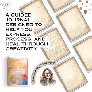 Art Therapy Journal: 50 Printable Prompts for Self-care and Mental ...